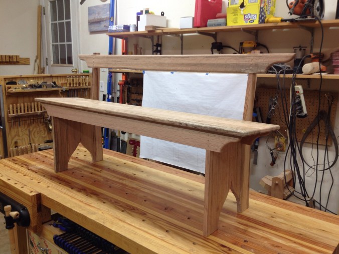 Bench – Shaker Bench with Seat Back | Eric McKenna Designs